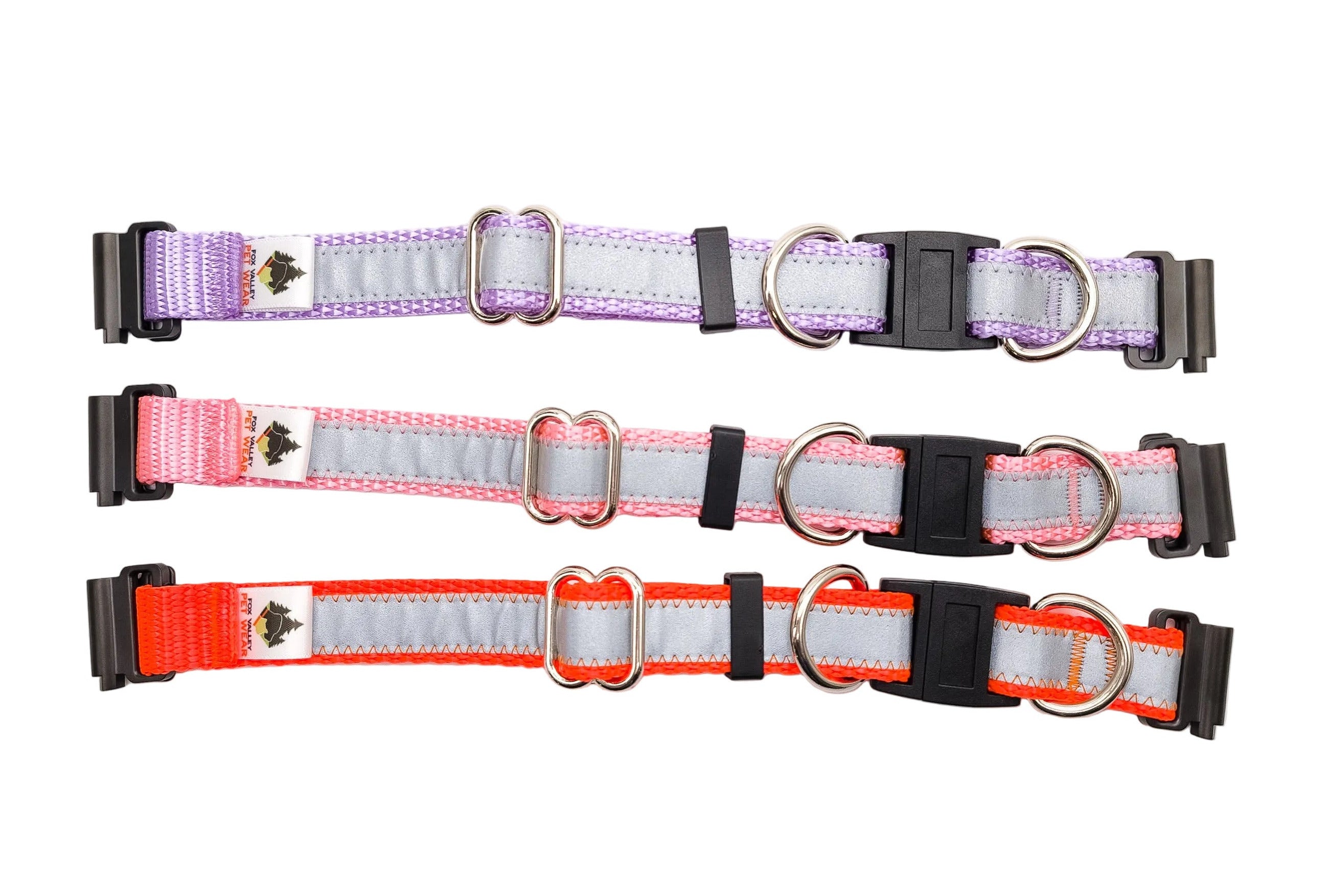 Fi Compatible BREAKAWAY Collars | Solid or Reflective | 20 colors | wi