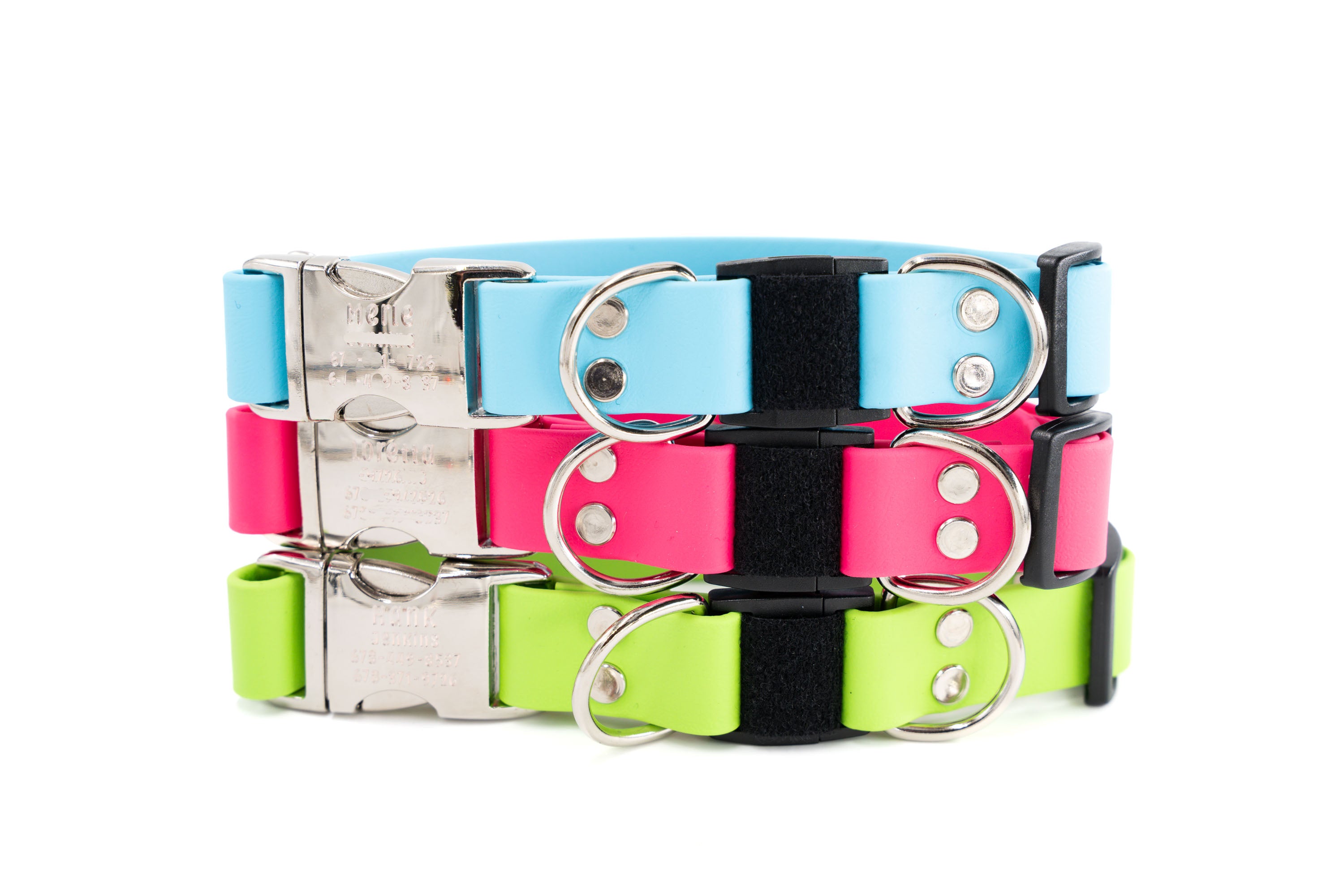 Waterproof | Biothane | Breakaway Dog Collars | 16 colors | 3 widths