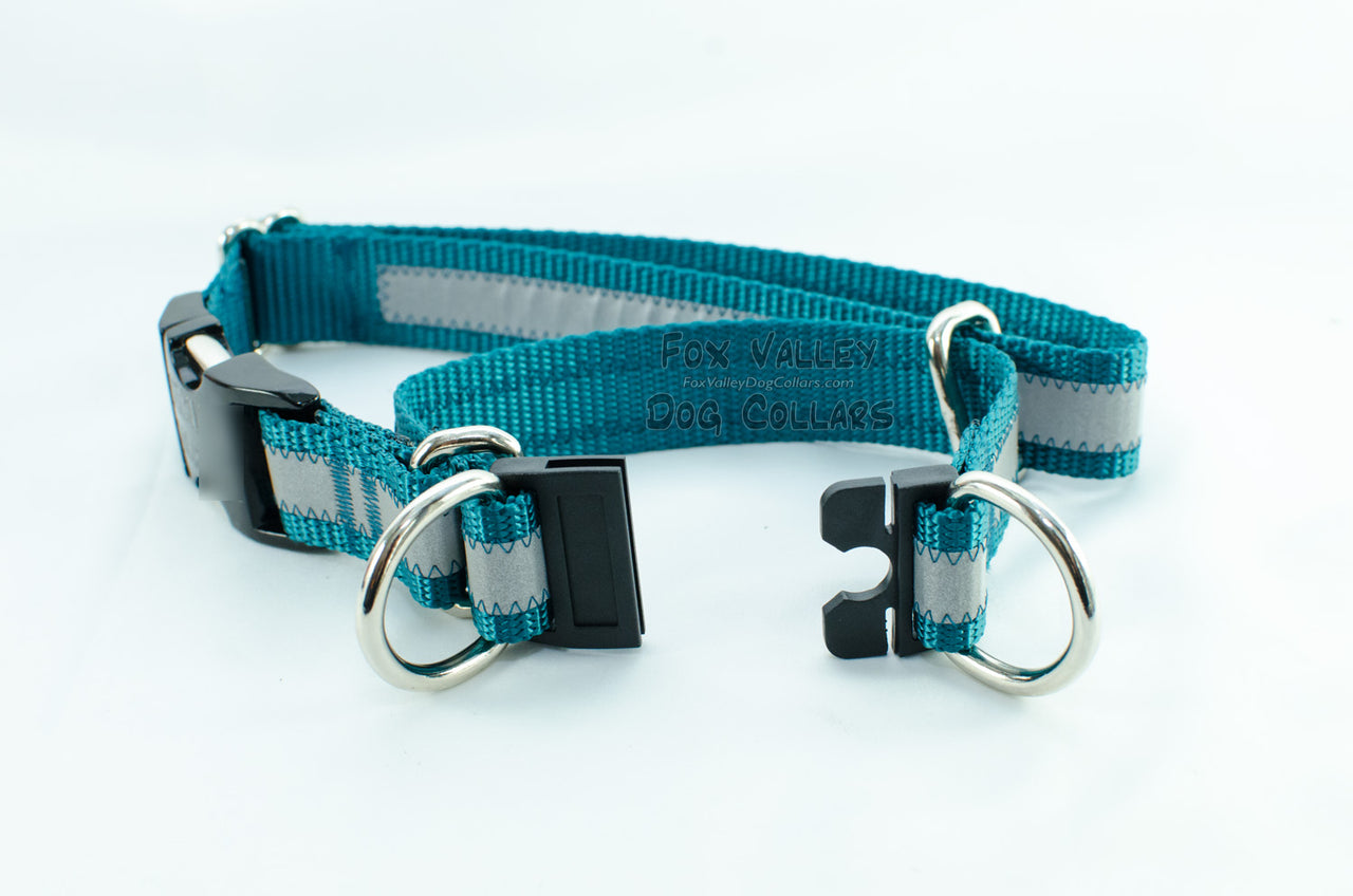 Breakaway Quick Release Dog Collar | Solid or Reflective | 20 colors